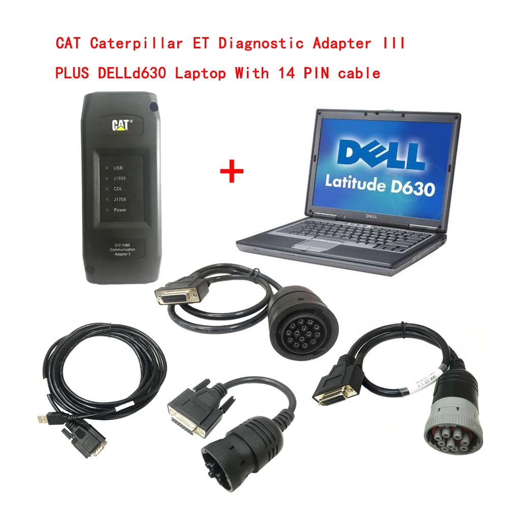 2021B 2021A 2019C CAT Caterpillar ET Diagnostic Adapter III Cat ...